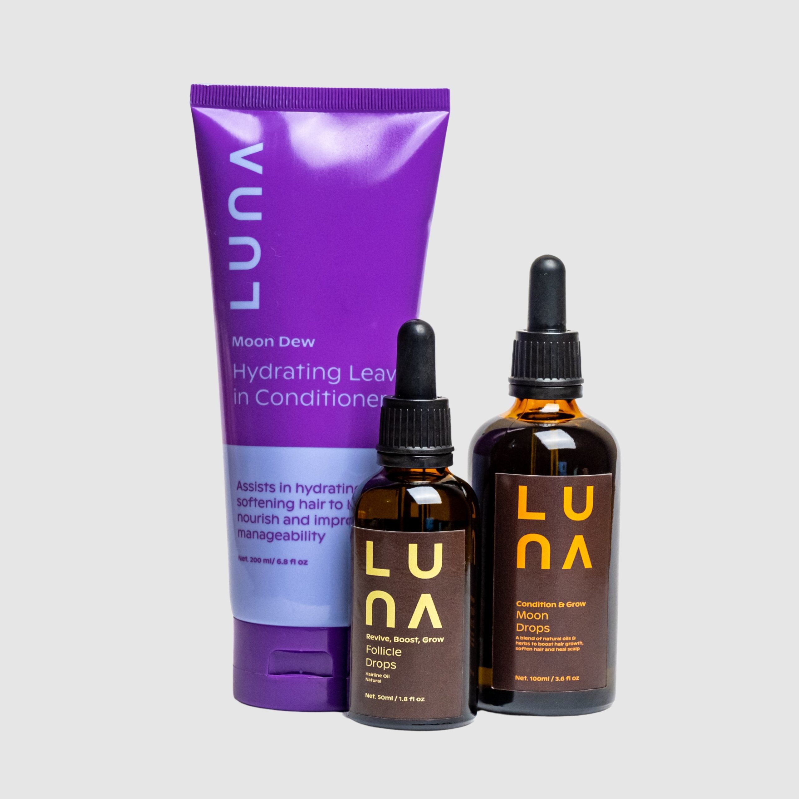 Moisturising & Hairline Care Bundle - Luna Hair + Body
